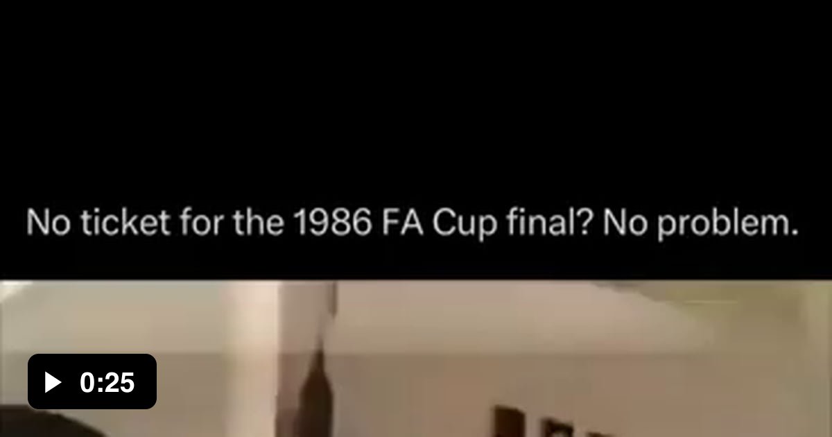 1986 FA Cup Final - 9GAG
