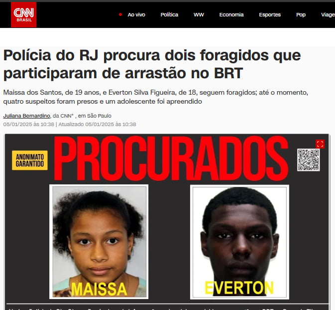 Utilidade publica: Procurados no RJ - 9GAG