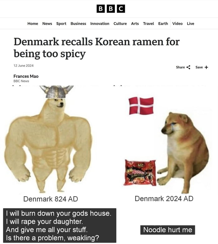 Civilization creates weak doge - 9GAG