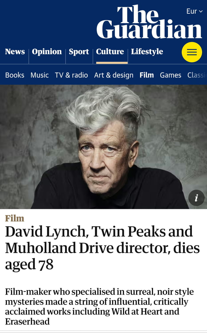 A true creative genius has left us... - 9GAG