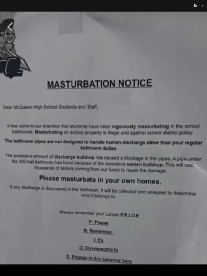 School pipes cant handle the load - 9GAG