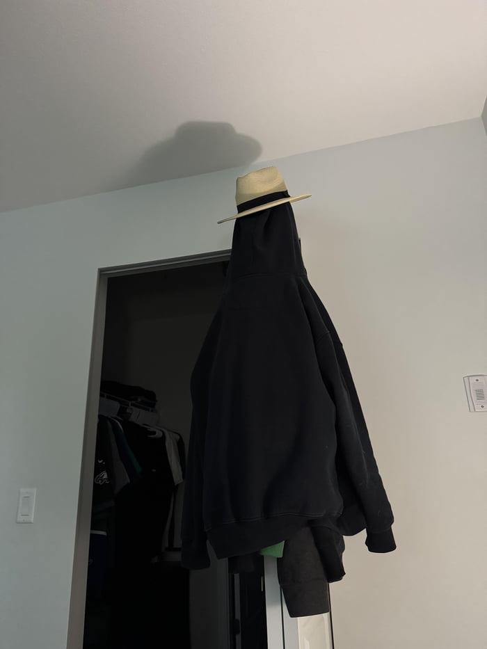 The midnight coat rack monster strikes again. - 9GAG