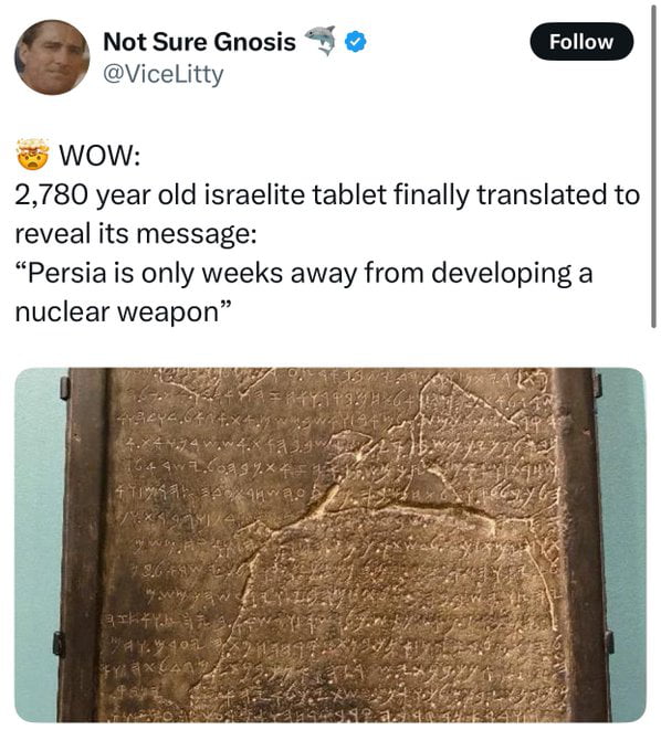 The 6000 years old promise. - 9GAG