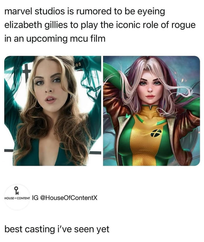 The rumor mill is buzzing about this potential Rogue casting - 9GAG