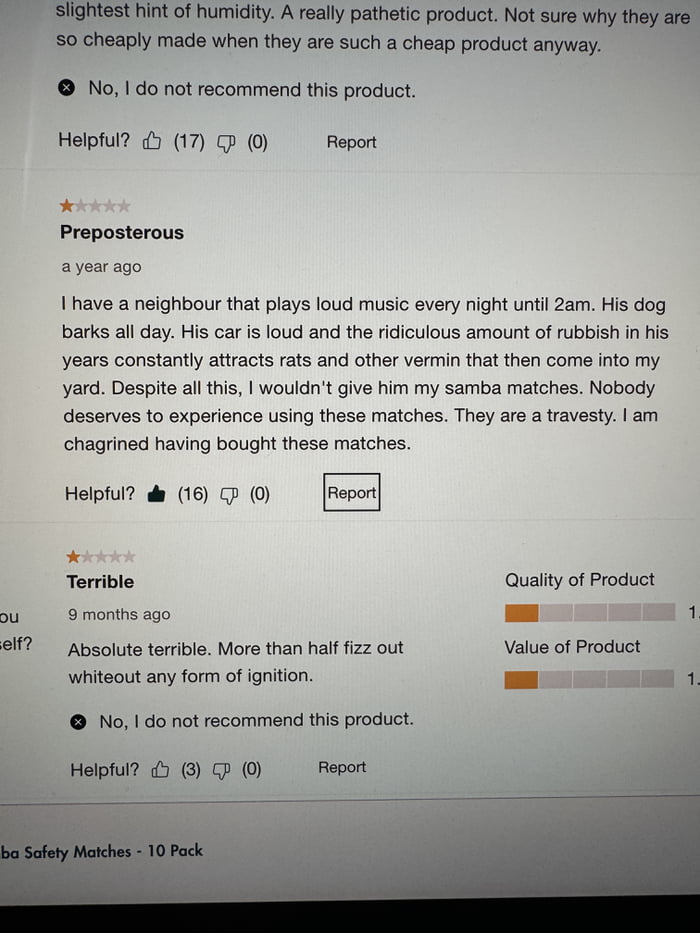 Matches - honest review. - 9GAG