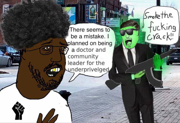 Left wingers when they discuss the crack epidemic of the 80s - 9GAG