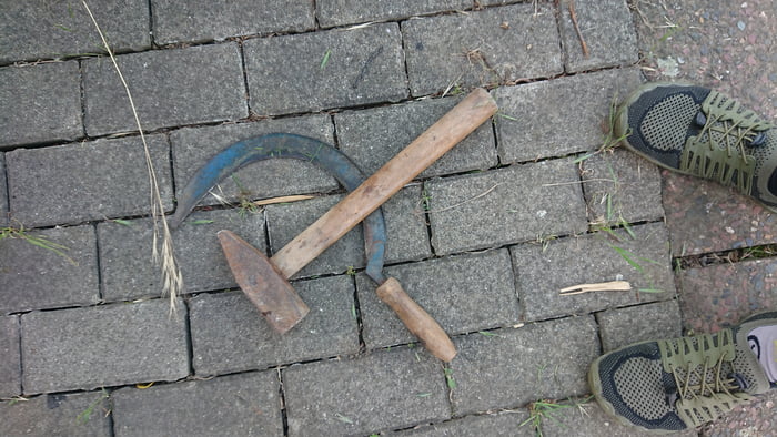 Phew... My tools almost fell on my feet... - 9GAG