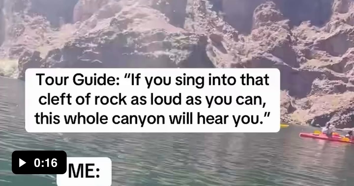 Taking the tour guide's advice very seriously. - 9GAG