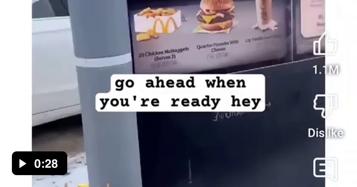 This drive thru order took an unexpected turn - 9GAG