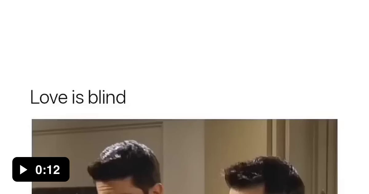 Love is blind... - 9GAG