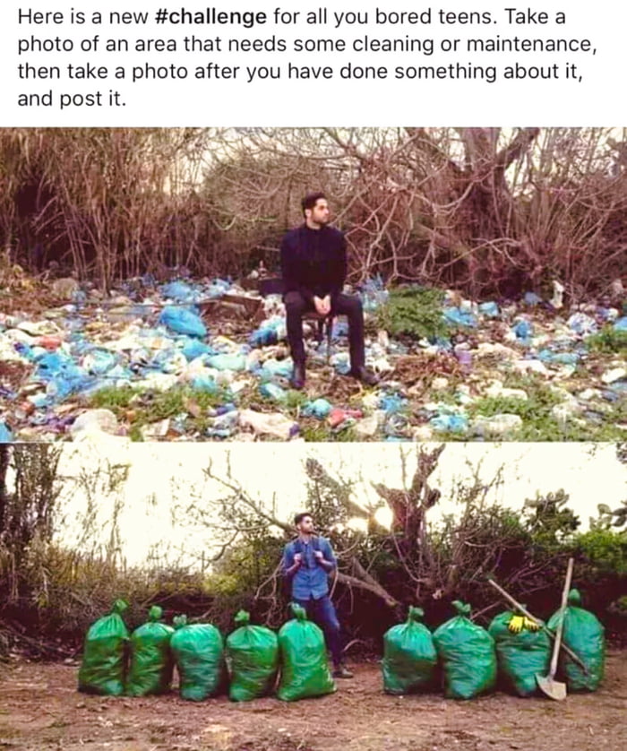 This should be the new challenge to make the world a better place! - 9GAG