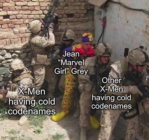 It would probably sound better if it wasn’t on the same team as Cyclops ...