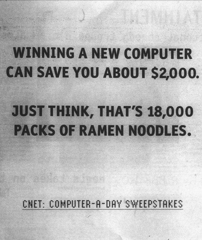 Extremely 1999 ad keeping tabs on inflation for you - 9GAG