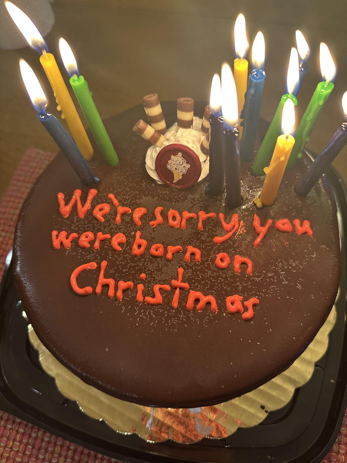Wife’s birthday/Christmas cake - 9GAG