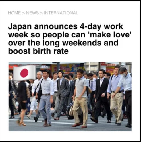 Hope the Sperms were WORHOLIC in japan - 9GAG