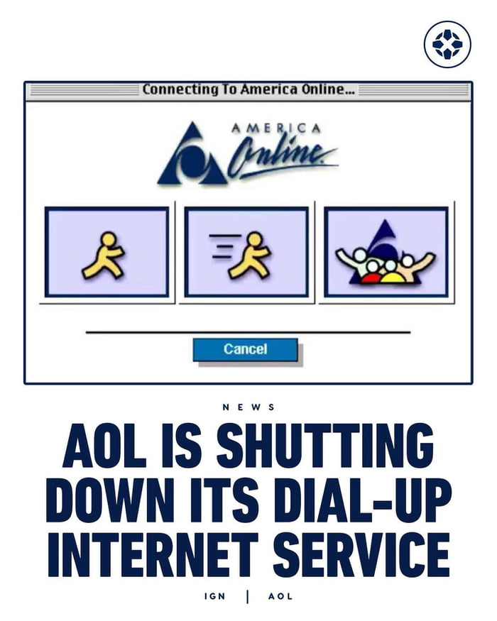 Guess it's time to upgrade that 56k modem - 9GAG