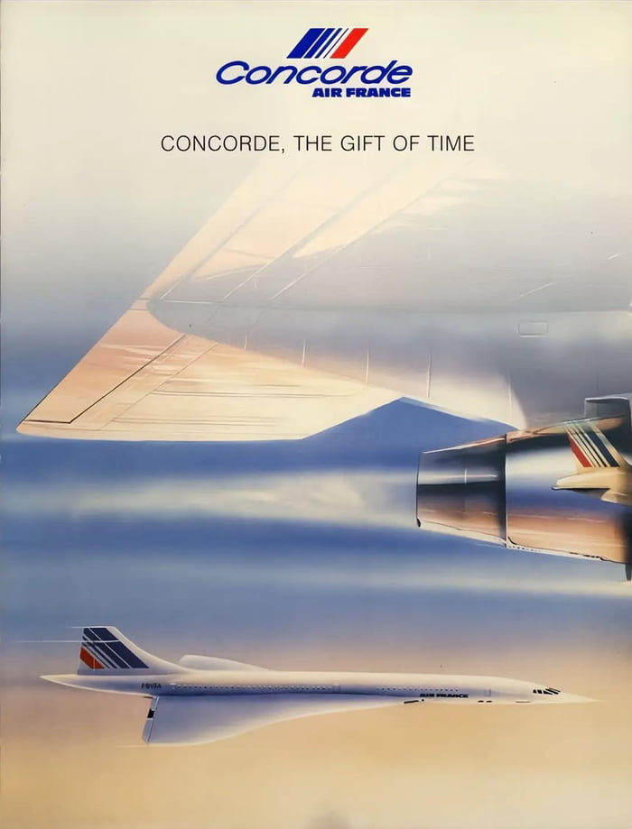 1987 Concorde poster. London to New York in 3.5 hours - 9GAG