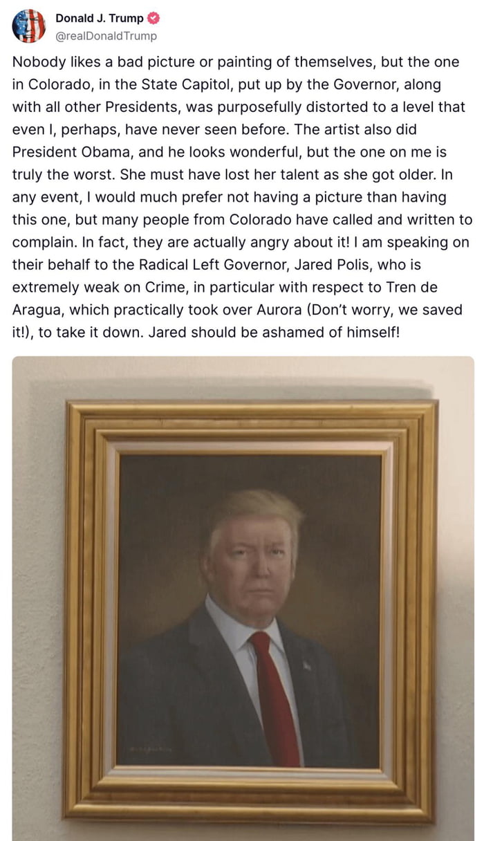 Donny thinks this photo was purposely distorted… 😂 - 9GAG