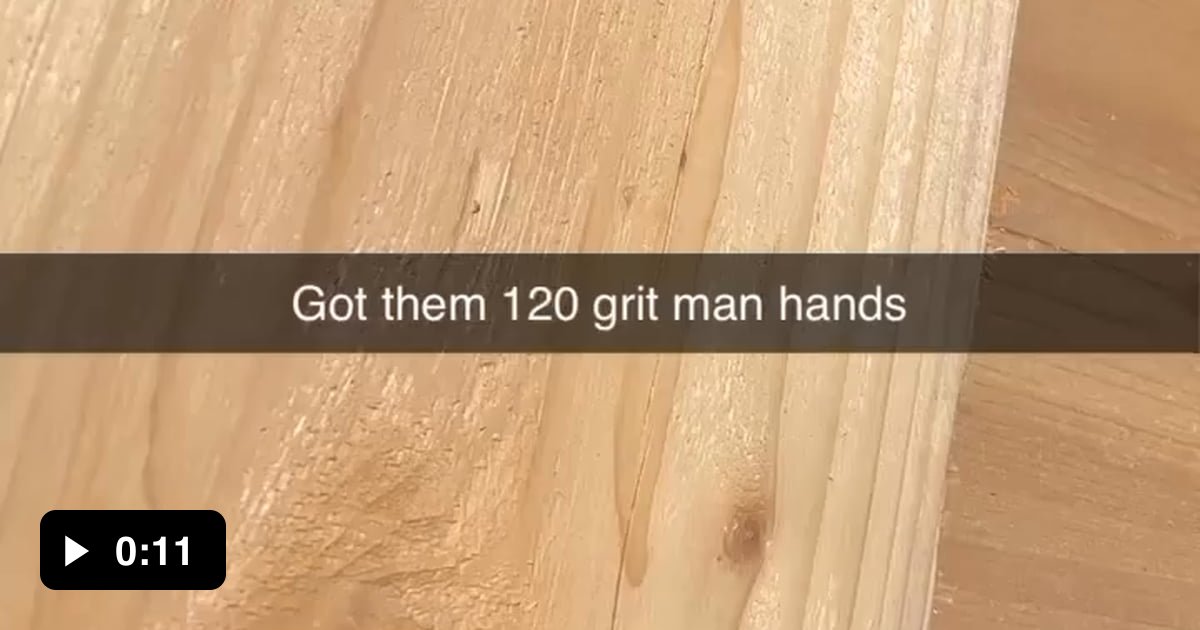 Real men have practice grinding the(ir) timber - 9GAG