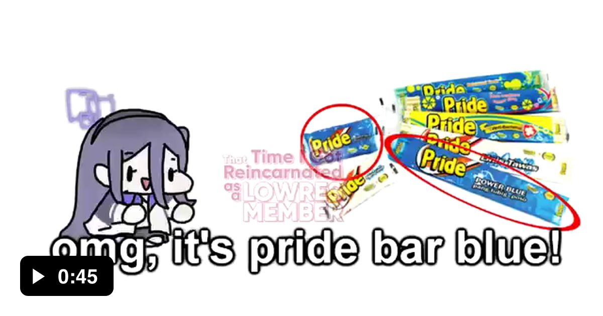 Arisu Pride Bar Blue - 9GAG