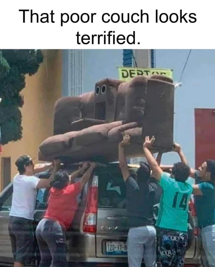 Poor couch - 9GAG