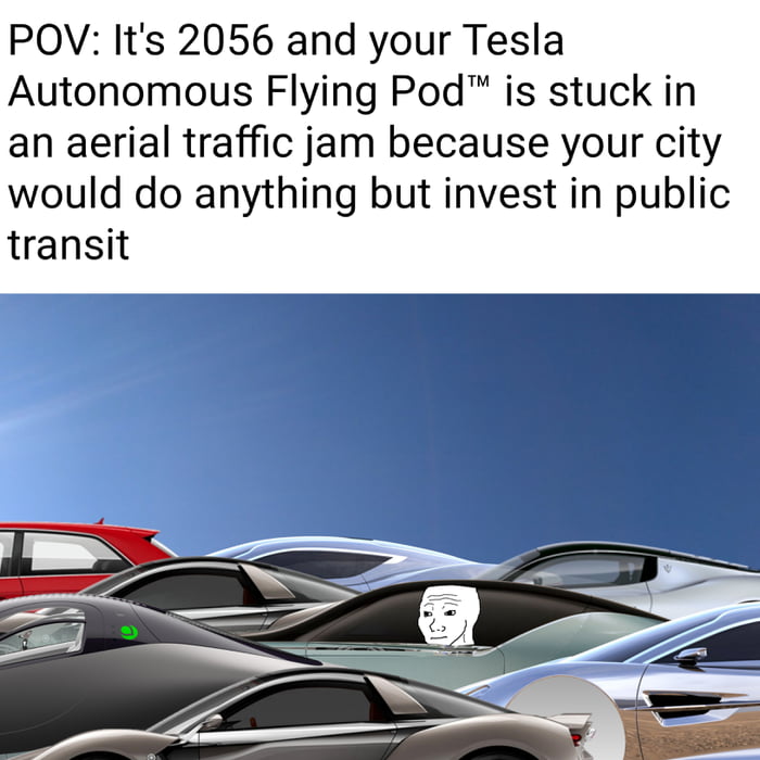 When I was a kid, I thought flying cars will solve everything. - 9GAG