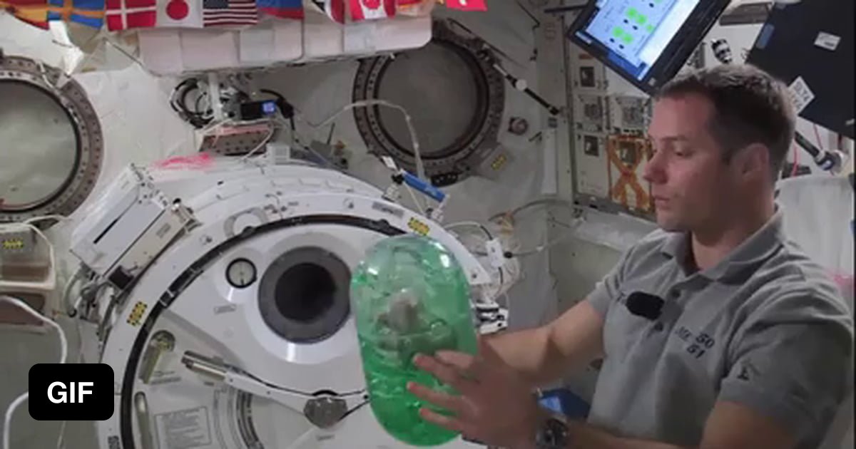 Fluids in microgravity - 9GAG