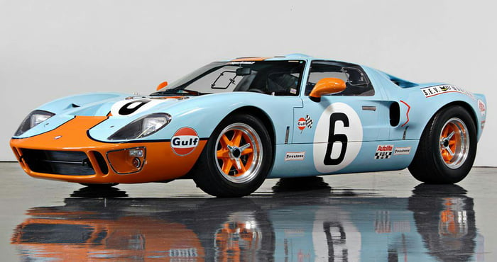 Uploading a classic racing car every day #2. 1965 Ford gt40. - 9GAG