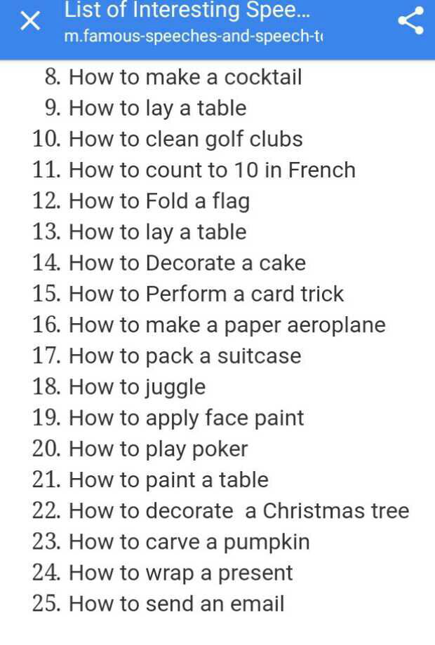 Was Looking For Interesting Speech Topics And Came Across This 9GAG
