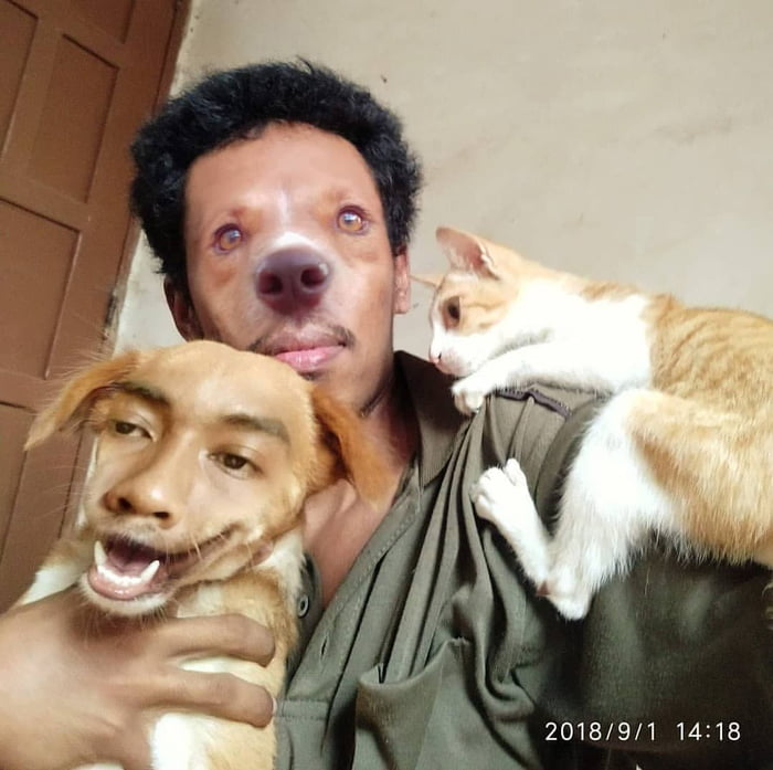 Face swap goes wrong - 9GAG