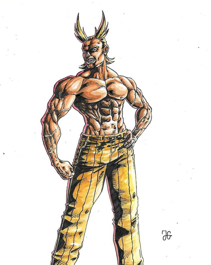 Shirtless All Might - 9GAG