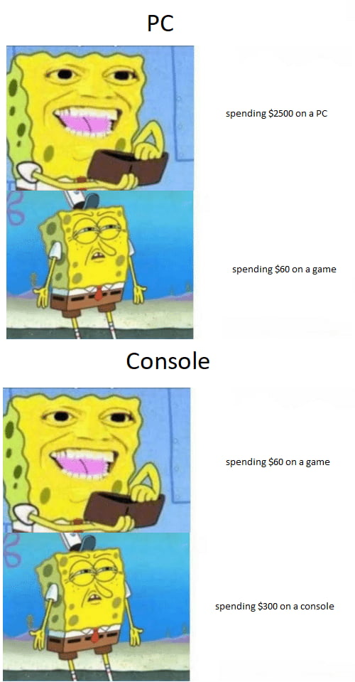 PC vs Console - 9GAG