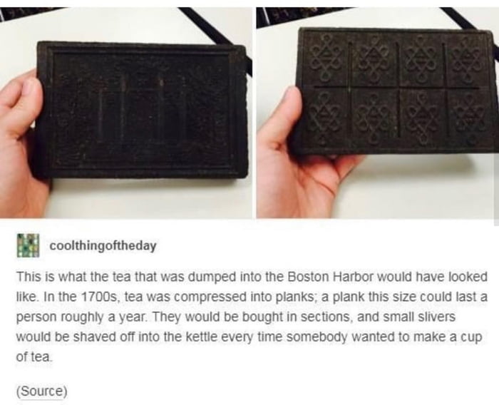 How tea was packaged in the 1700s - 9GAG