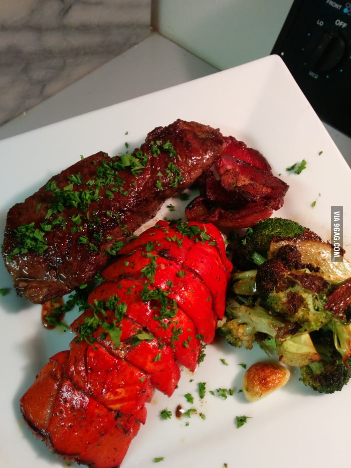 Surf and turf! - 9GAG