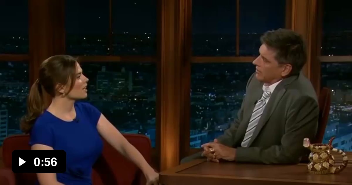 Host can't stop talking about Hayley breasts size - 9GAG