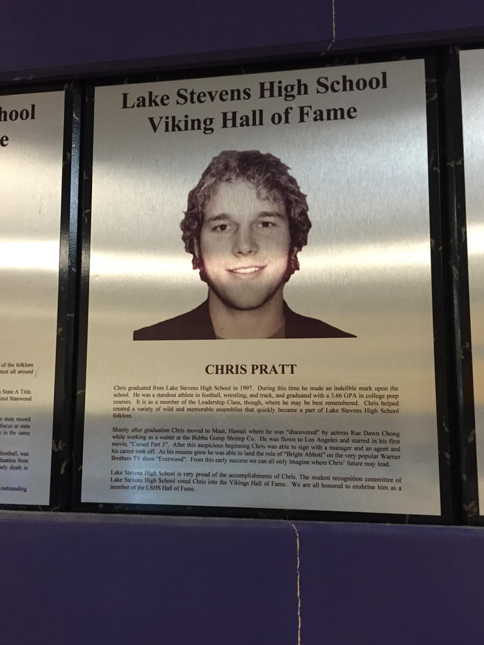 Chris Pratt Yearbook