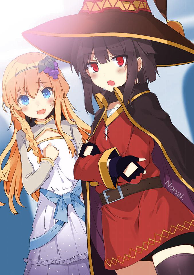 Konosuba LN readers who's the best grill now. Iris v Megumin, I think ...
