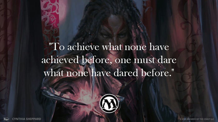 MTG Flavor Text 30-Tezzeret's Ambition - 9GAG