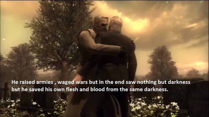 Big boss and solid snake father and son - 9GAG