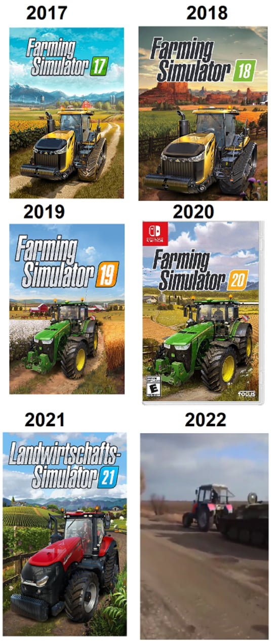 Box art for Farm Simulator of the years - 9GAG
