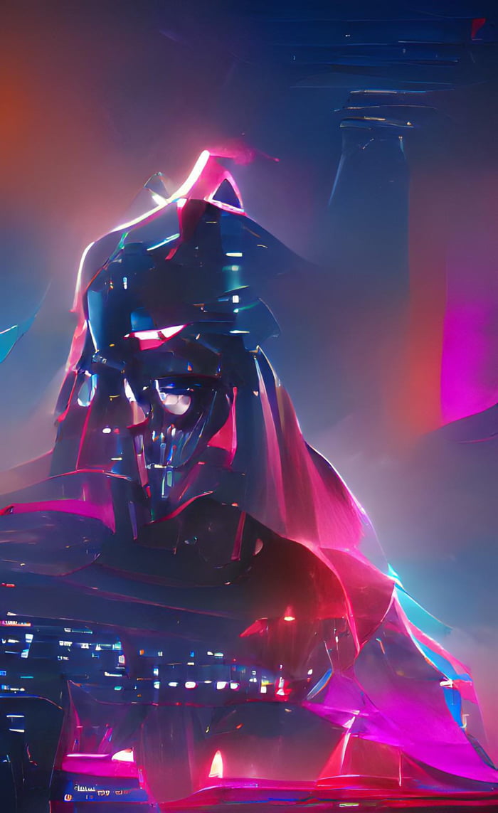 AI portrait of Darth Vader - 9GAG
