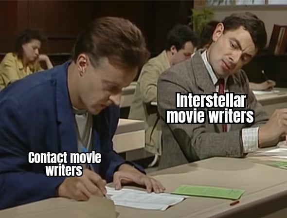 So many inspiration from contact movie - 9GAG