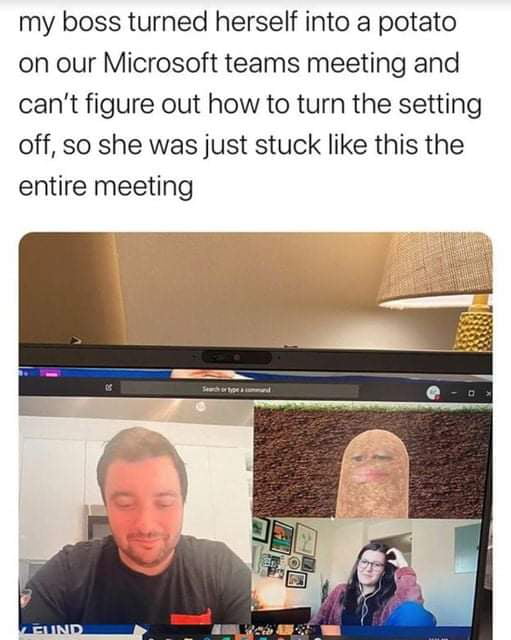 A talking potato - 9GAG