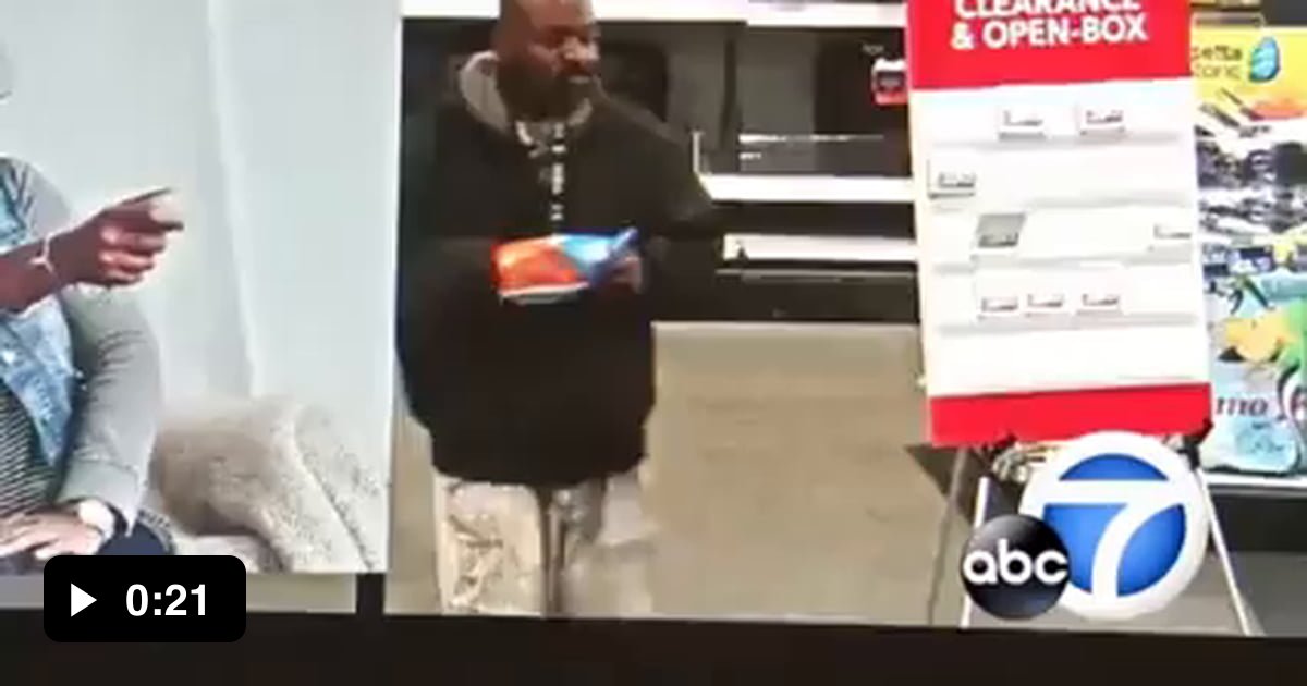 Man eating Cheetos sucker punches someone inside a Best Buy and steals ...