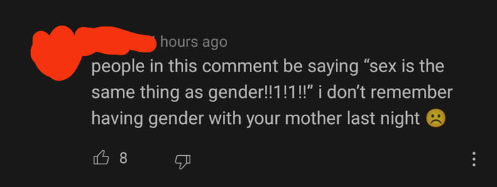 A useless youtube comments argument enlightened by this absolute legend ...