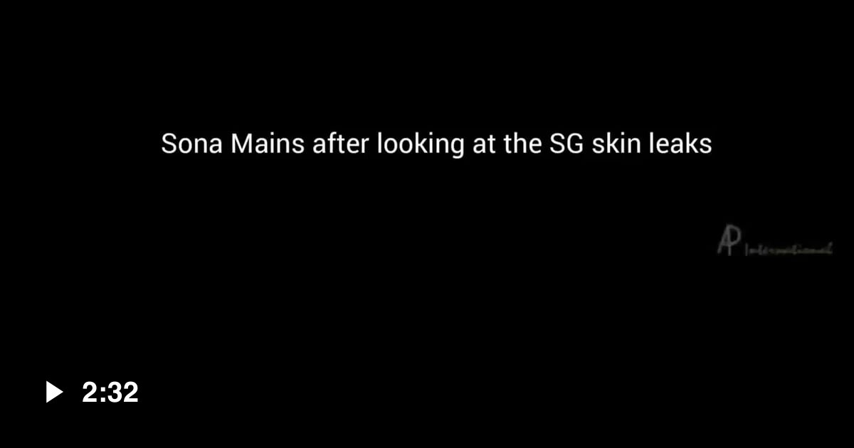 Sona Mains after finding out she's not getting a Star Guardian Skin - 9GAG