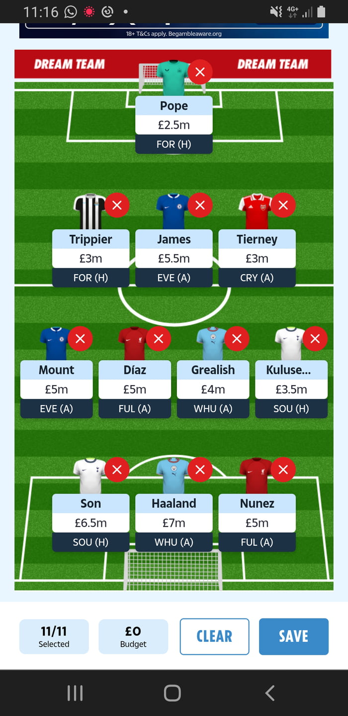 Thoughts on my fantasy team? - 9GAG
