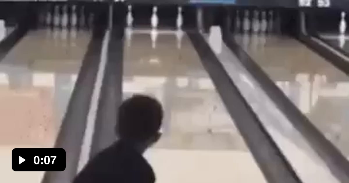This kid hitting an insane bowling shot - 9GAG