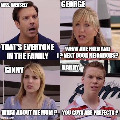 When Ron becomes Prefect - 9GAG