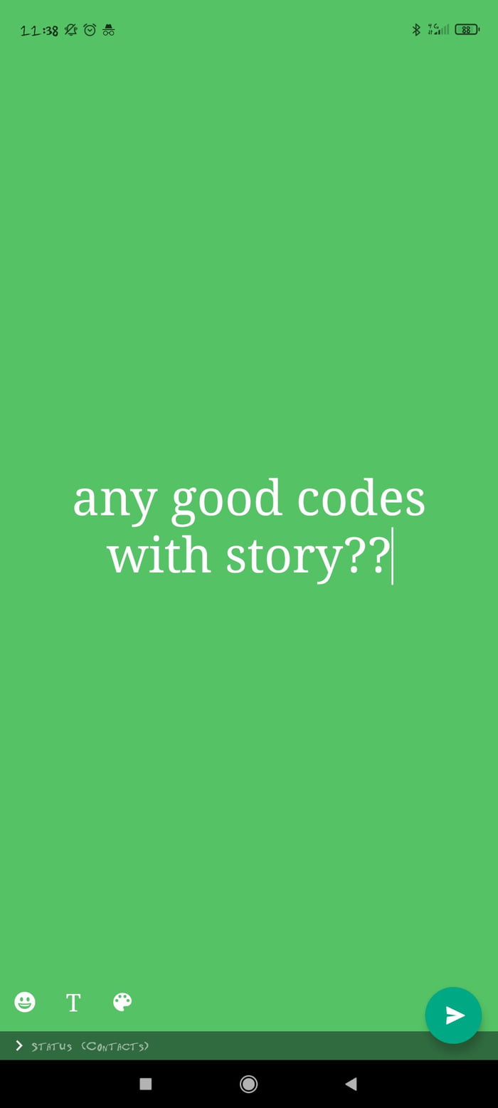 Any codes with good story as well as ...yea you know - 9GAG